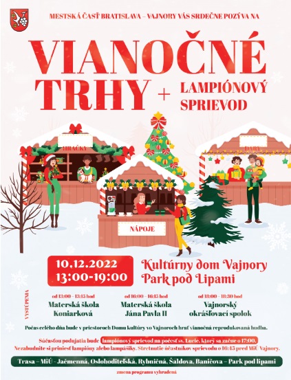 Vianočné trhy 2022 Vajnory - Bratislava - Vajnory | Folklorfest.sk ...