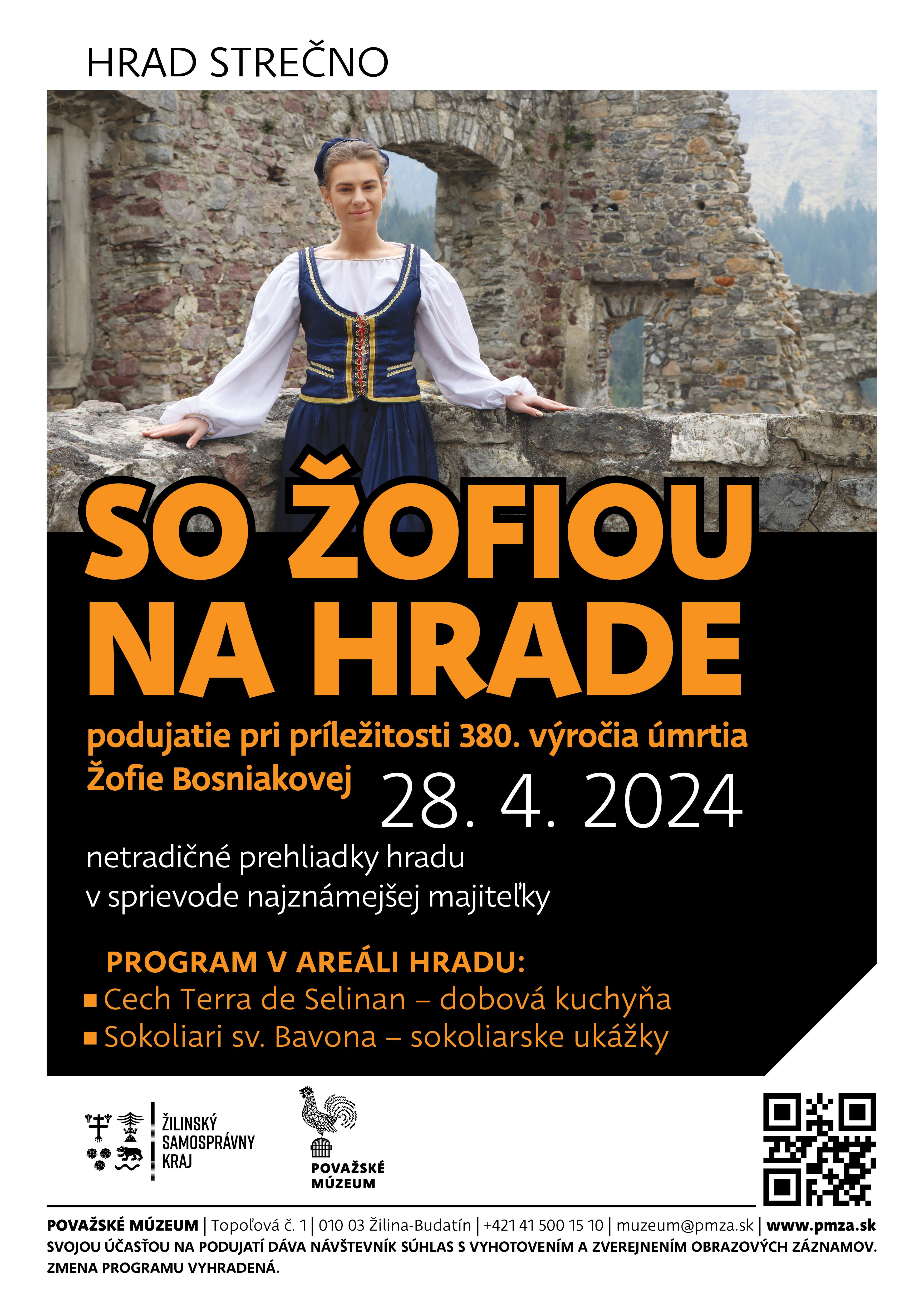 So Žofiou na hrade 2024 Strečno - 380. výročie úmrtia Žofie Bosniakovej ...