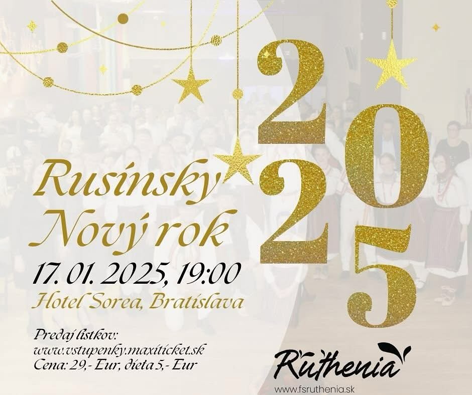Rusínsky nový rok 2025 Bratislava - Bratislava | Folklorfest.sk ...